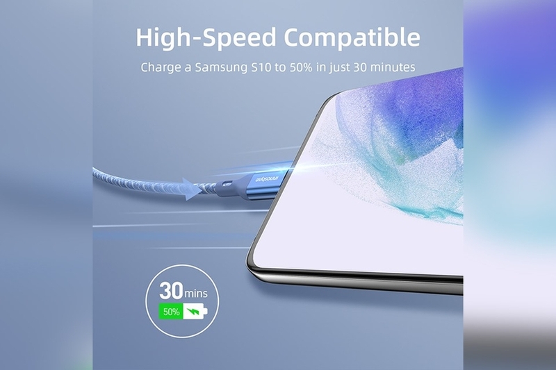 Cáp USB-C to USB-C 1.5m Innostyle PowerFlex Màu Xanh chính hãng, giá rẻ