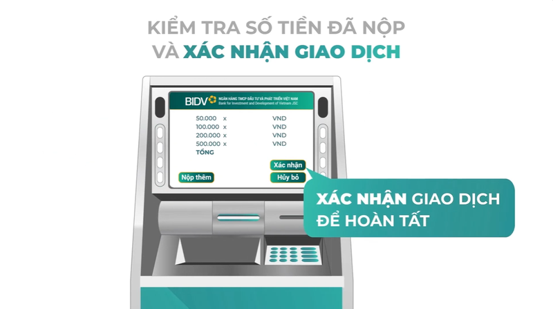 Cây ATM BIDV có nạp tiền được không? Những điều bạn cần lưu ý