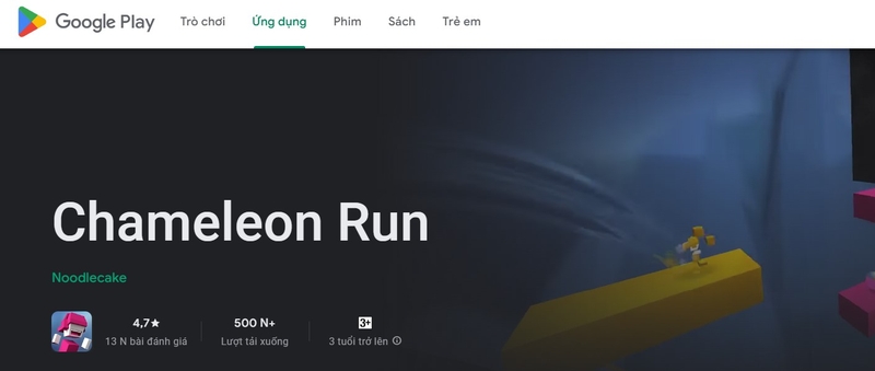 Chameleon Run: Tựa game chạy tốc độ cao có cơ chế đổi màu độc đáo