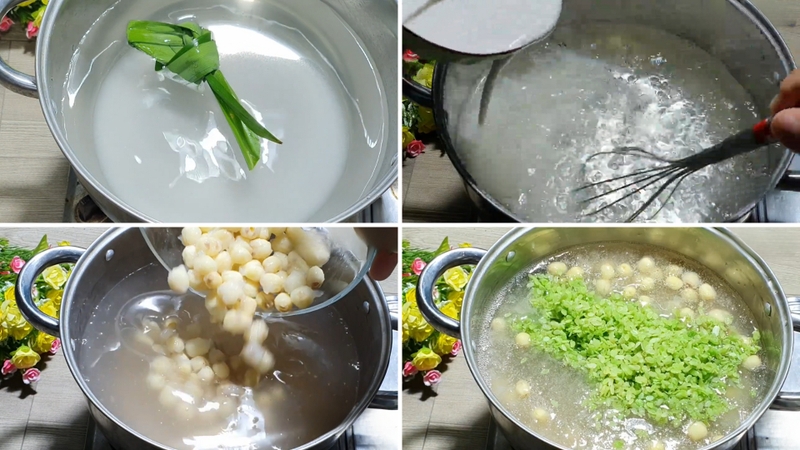 Hướng dẫn cách nấu chè cốm hạt sen đơn giản ngay tại nhà