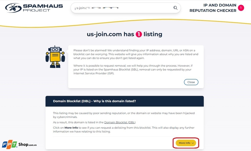 Hướng dẫn check Spamhaus để kiểm tra địa chỉ IP và tên miền