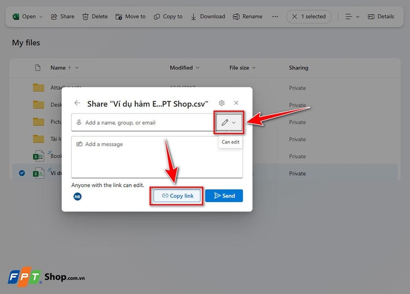 Cách share file Excel cho nhiều người cùng chỉnh sửa trực tuyến