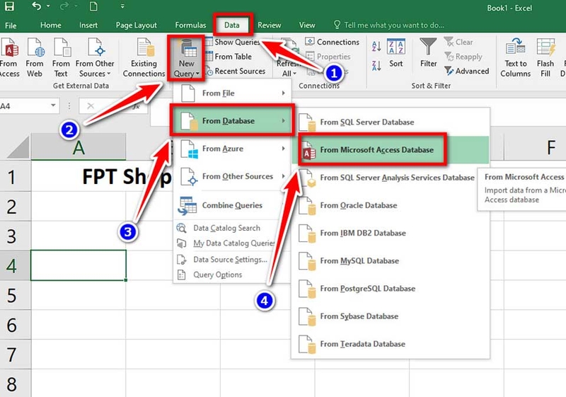 Cách nhập dữ liệu Access vào Excel dành cho dân văn phòng