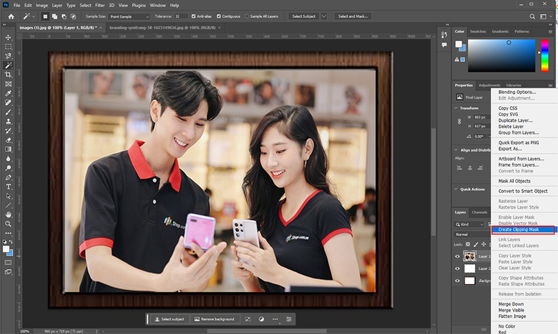Clipping Mask trong Photoshop là gì? Hướng dẫn cách sử dụng