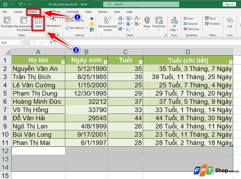 Cách tạo tiêu đề bảng tính Excel cố định nhanh chóng mà bạn nên biết