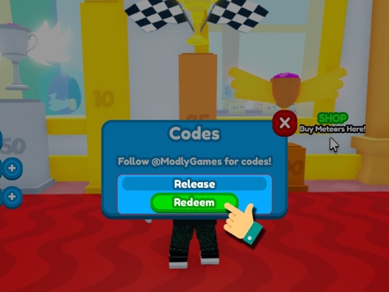 Cách thu thập và nhập code Meteor Simulator để nhận quà khủng