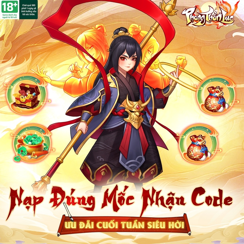 Sưu tập code Phong Thần Lục mới, hướng dẫn cách nhập code