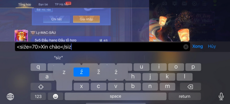 Có bảng code chữ to Liên Quân không? Cách nhập chữ to hiệu quả