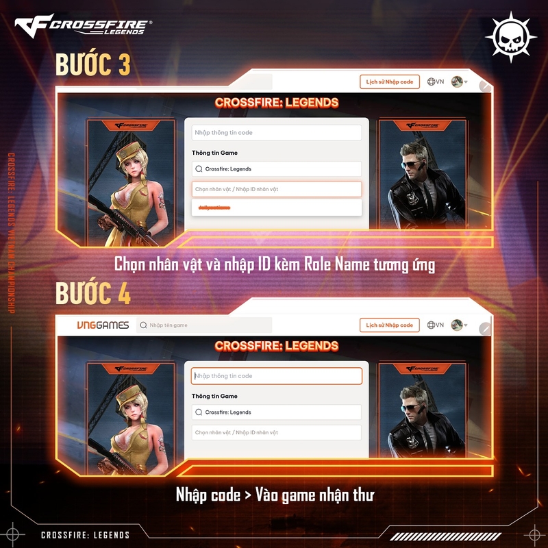 Code Crossfire: Legends mới tháng 05/2026 nhận vũ khí, kim cương