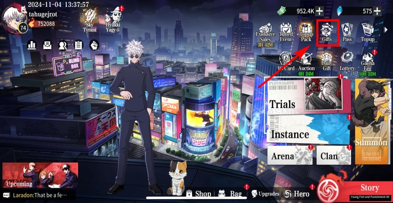 Code Jujutsu Awakening mới nhất và cách nhập code đơn giản