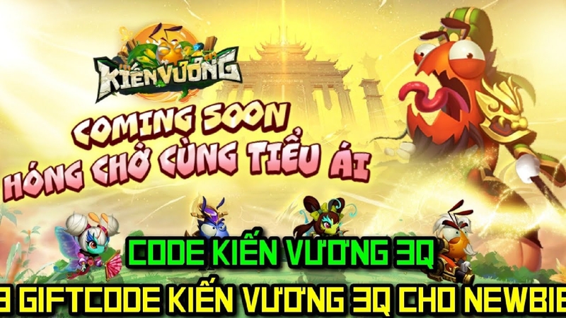 Trọn bộ code Kiến Vương 3Q Mobile mới nhất 2025 và cách nhập