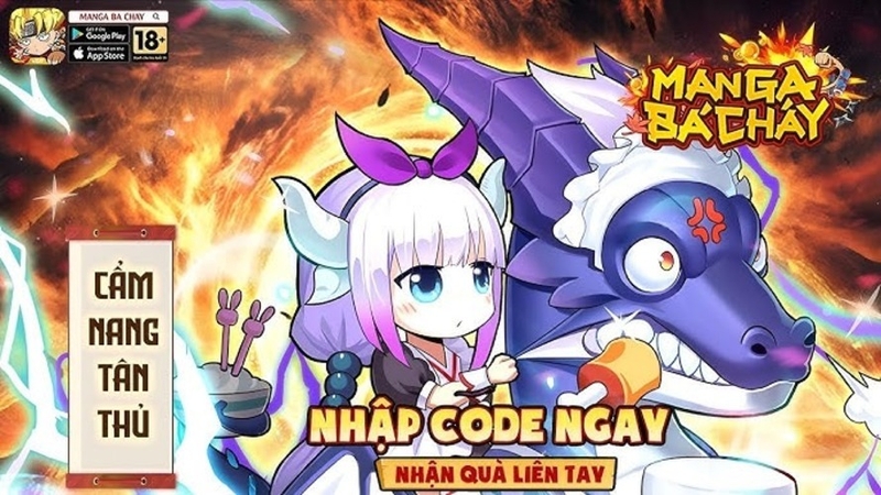 Code Manga Bá Cháy mới nhất tháng 12/2025 nhận quà giá trị