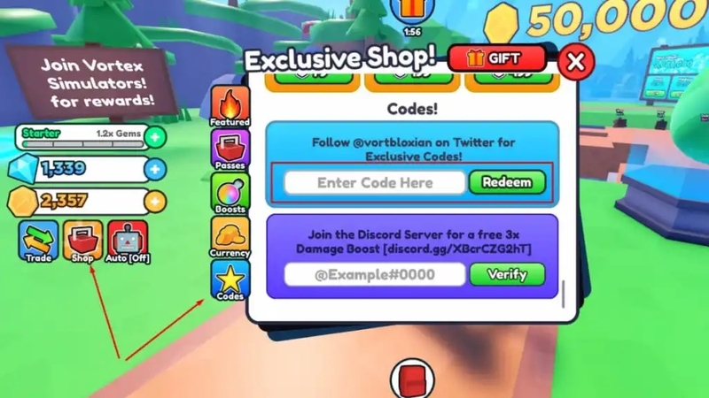 Code Pickaxe Simulator mới nhất tháng 12/2025 nhận quà hấp dẫn