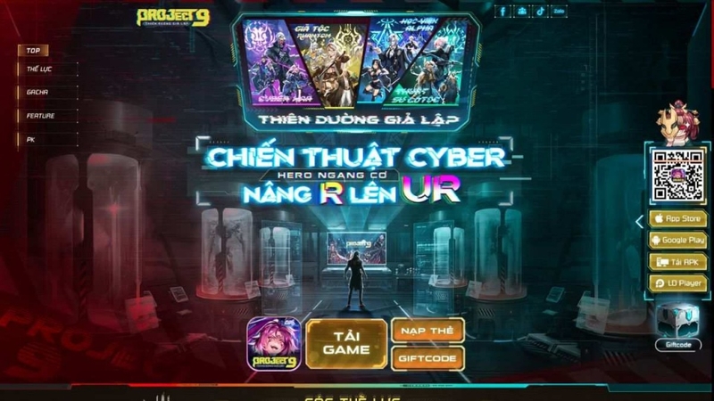 Tổng hợp code Project 9: Thiên Đường Giả Lập mới nhất 2026