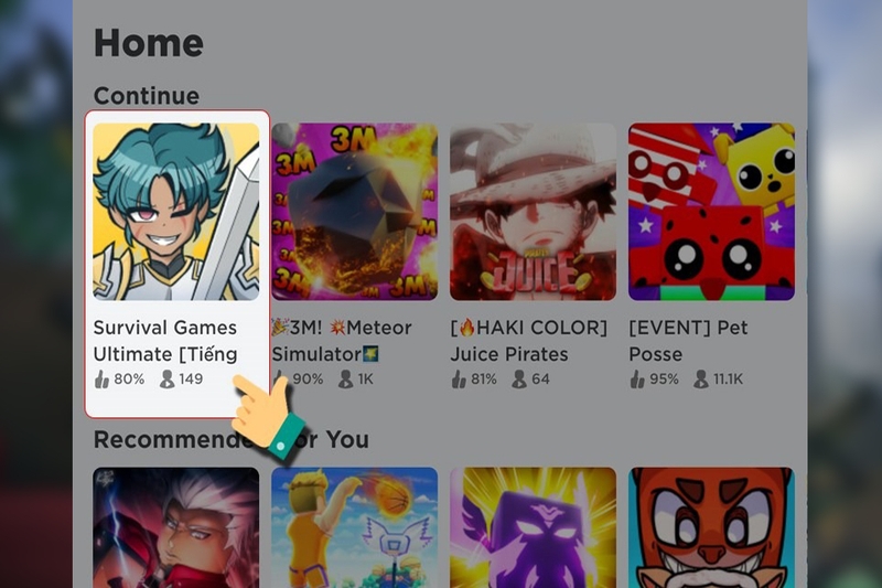 Cập nhật code Survival Games Ultimate mới để nhận quà miễn phí