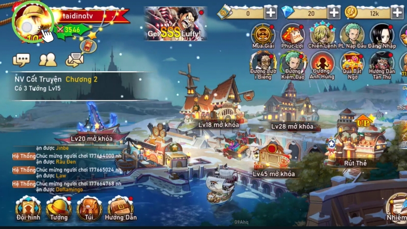 Nhận phần thưởng từ code Treasure Hunt at Sea 2026