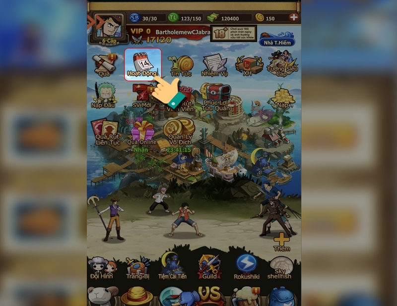 Cách nhập code Vua Hải Tặc CMN để rinh về nhiều phần quà hấp dẫn