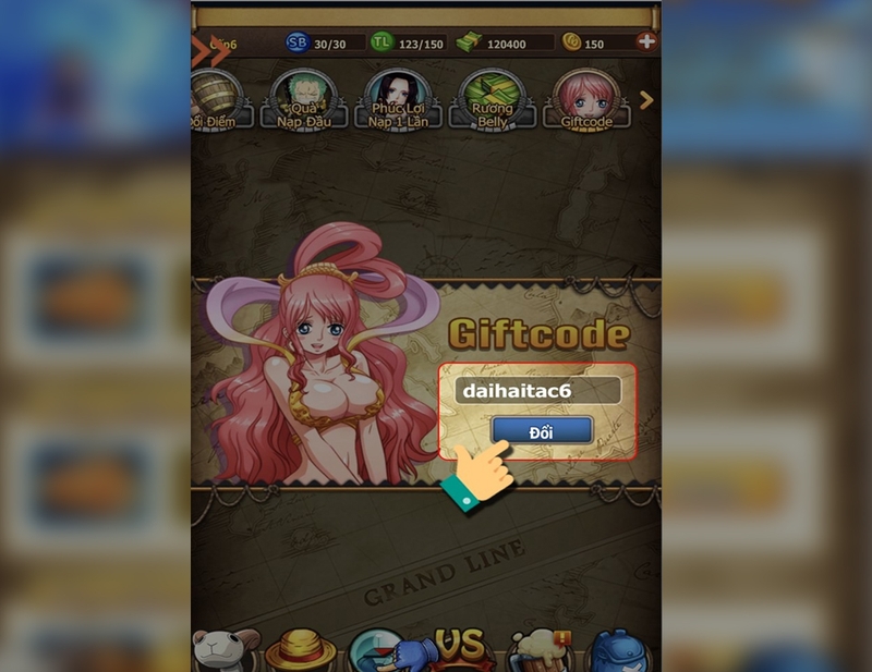 Cách nhập code Vua Hải Tặc CMN để rinh về nhiều phần quà hấp dẫn