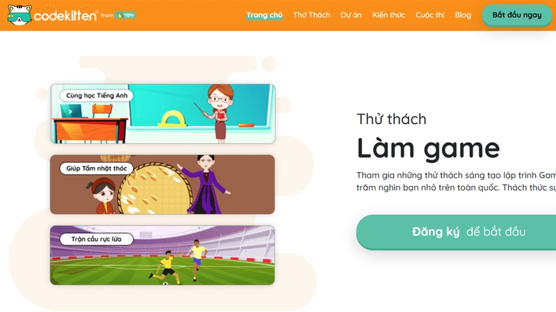 CodeKitten: Bật mí nền tảng lập trình kéo thả thuần Việt cho trẻ