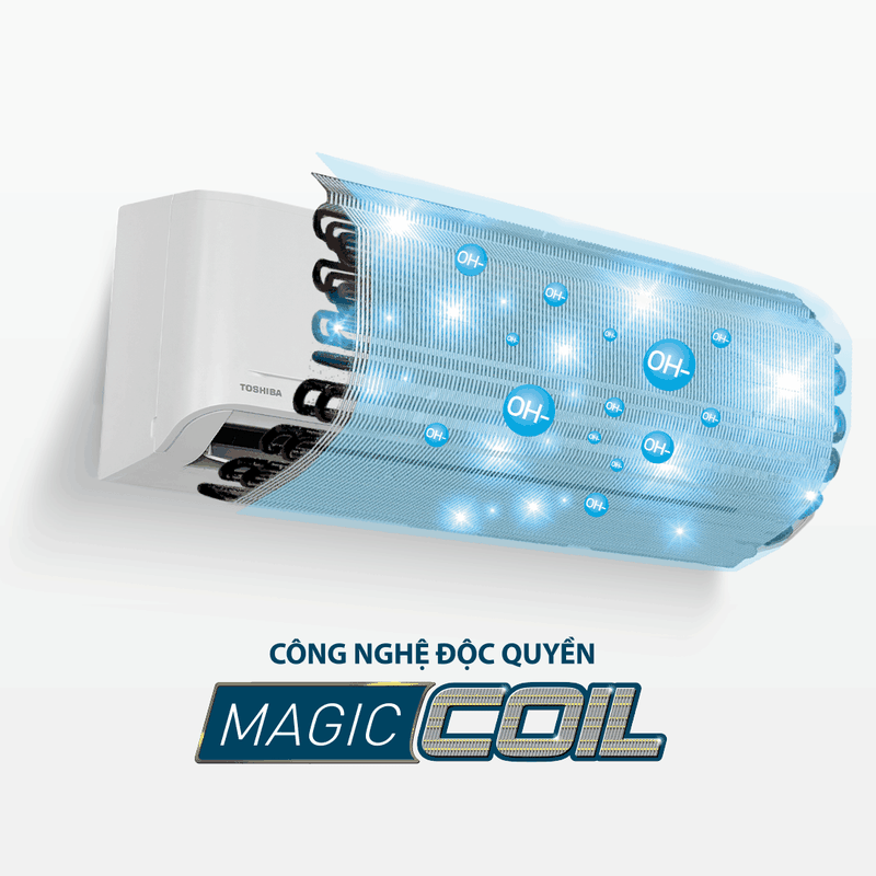 Công nghệ Magic Coil trên máy lạnh Toshiba: Chống bám bẩn