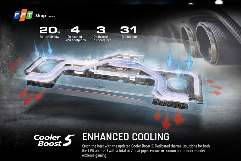 Top 5 laptop MSI Cooler Boost 5 đáng chú ý năm 2025