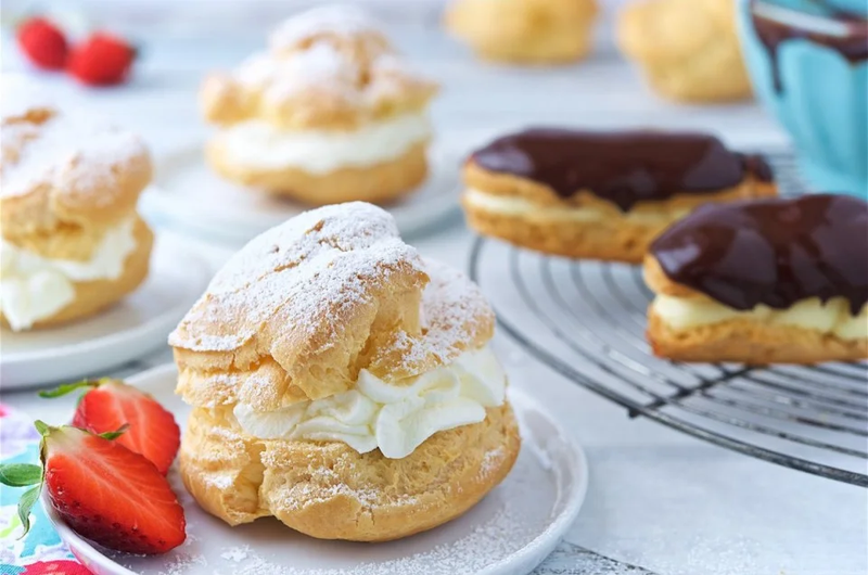 Cream Puff - Món bánh su kem ngọt ngào, béo ngậy của Pháp