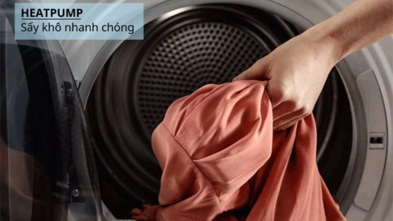 Đánh giá máy sấy quần áo Electrolux EDH803Q7WB chi tiết nhất