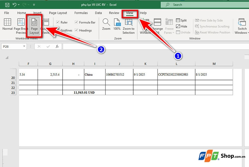 Cách đánh số trang 1/2 trong Excel cực nhanh mà không bị lệch định dạng