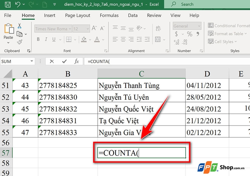 Các cách đếm ô trong Excel hiệu quả nhất dành cho dân văn phòng và kế toán