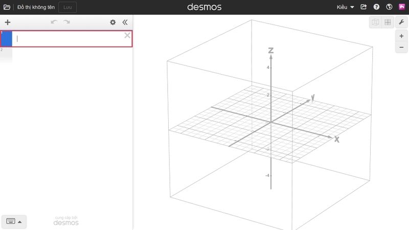 Desmos 3D: Công cụ vẽ đồ thị không gian trực tuyến nhanh chóng