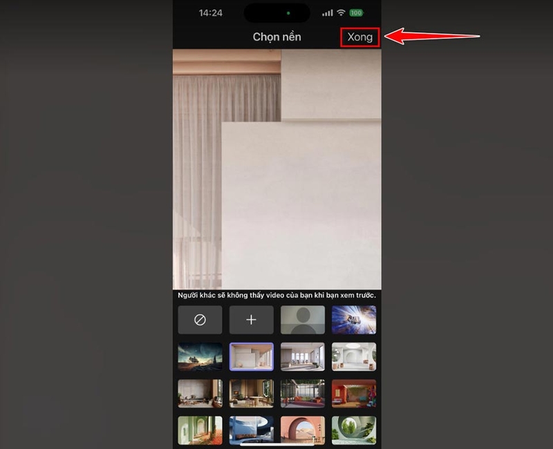 Cách đổi background trong Microsoft Team trên điện thoại