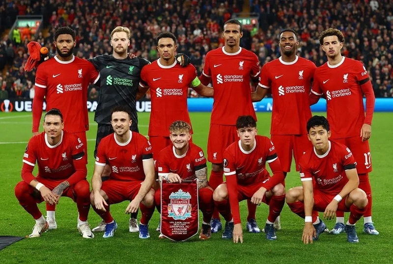 Đội hình Liverpool FO4 mới 2024 về danh sách cầu thủ và số áo