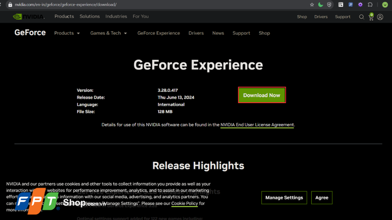 Hướng dẫn download NVIDIA GeForce Experience chi tiết nhất