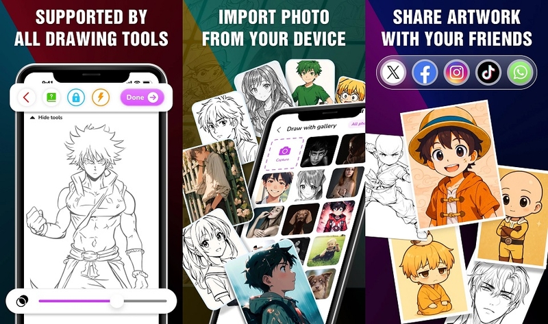 Khám phá Draw Anime - AR Tracing App - Ứng dụng vẽ anime bằng AR