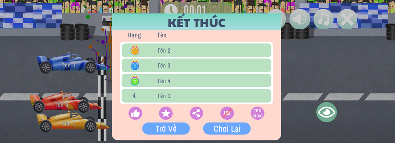 Game Đua Vịt: Chọn Tên: Vừa vui, vừa chốt quyết định siêu nhanh