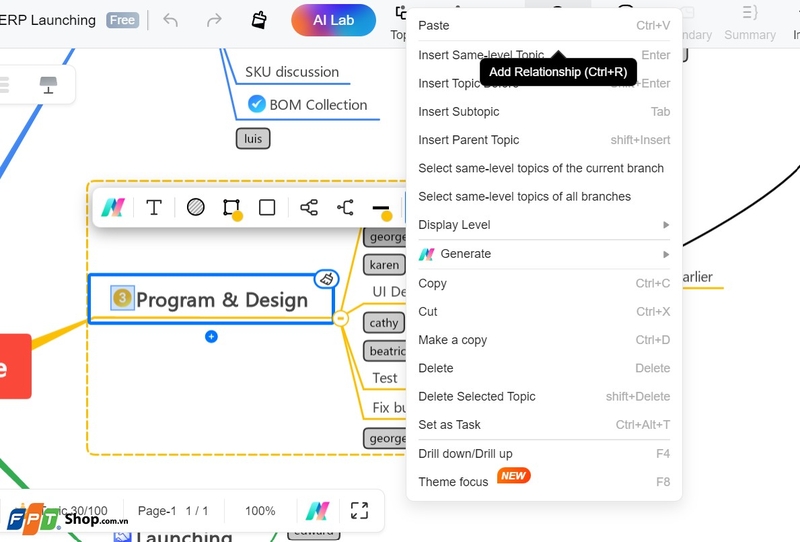 Cách sử dụng Edraw Mind Map tạo sơ đồ tư duy hiệu quả nhất