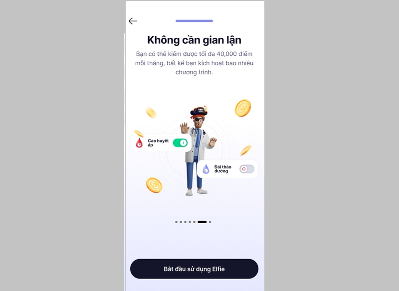 Elfie: App quản lý sức khỏe người đái tháo đường, huyết áp cao