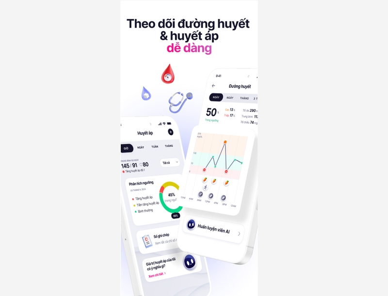 Elfie: App quản lý sức khỏe người đái tháo đường, huyết áp cao