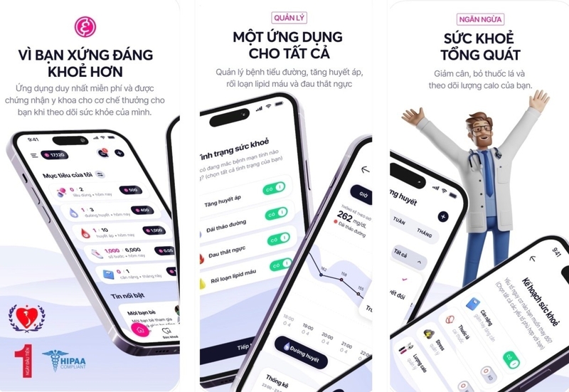 Elfie: App quản lý sức khỏe người đái tháo đường, huyết áp cao