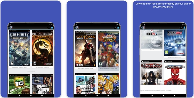 Emulator Games Downloader: Bộ sưu tập lớn các game PPSSPP
