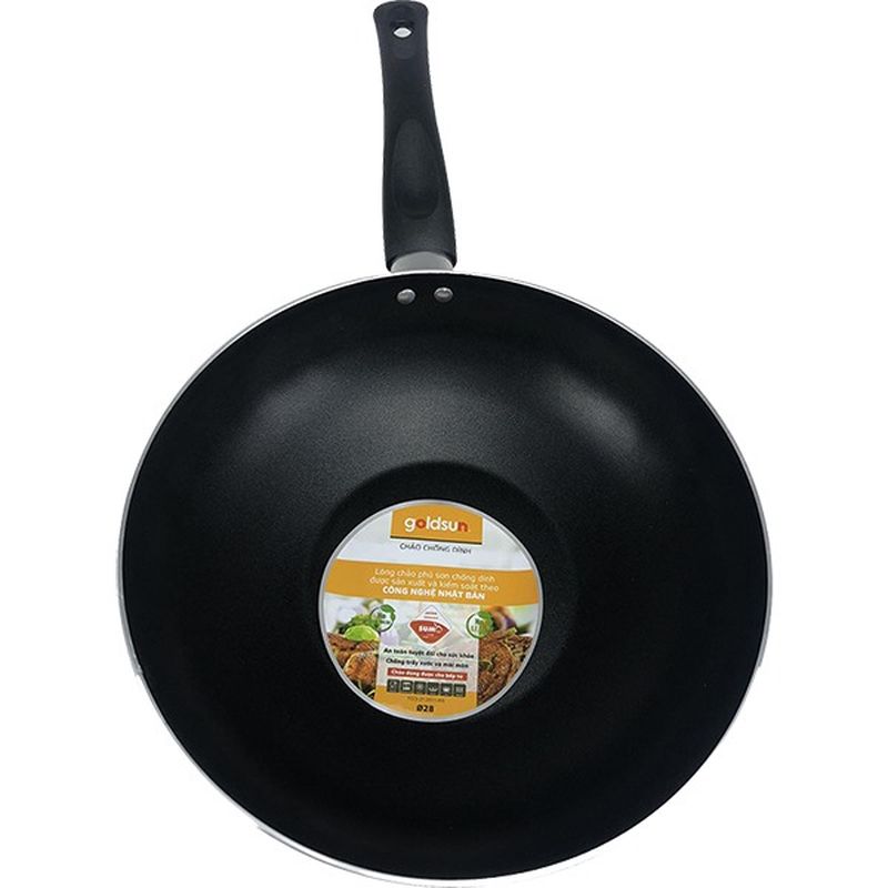 Chảo nhôm sâu lòng chống dính đáy từ 30cm Goldsun DSP-GE430-IH chính hãng, giá rẻ