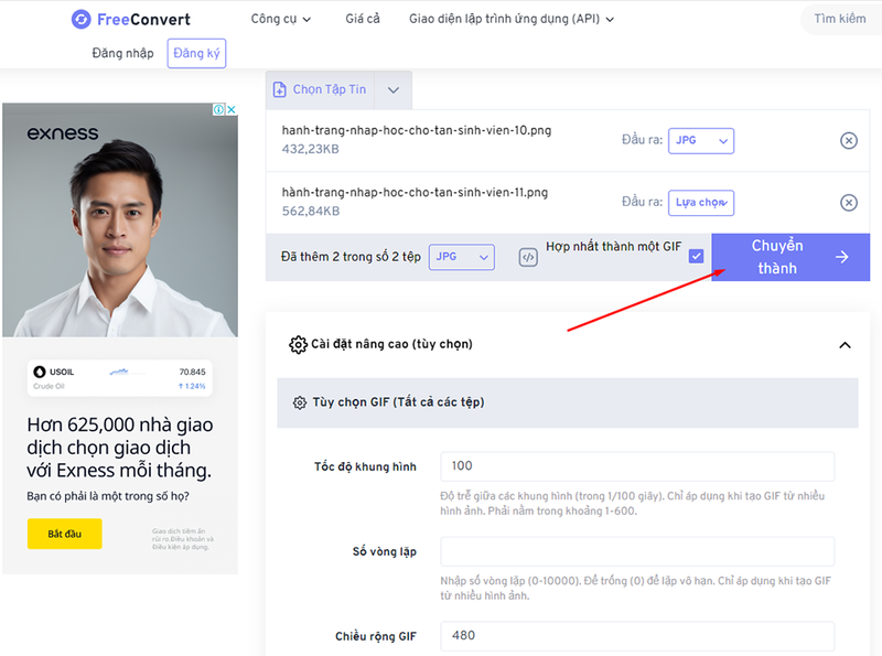 FreeConvert - Website chuyển đổi tệp trực tuyến miễn phí