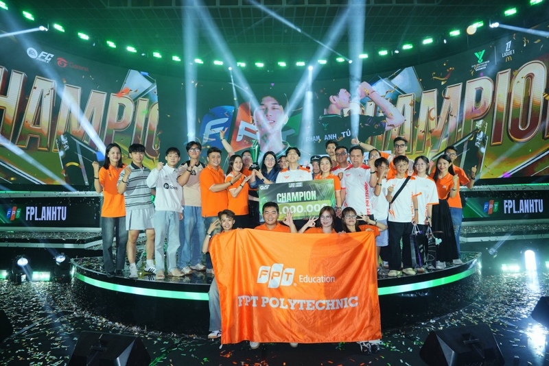 FVPL Spring 2026 khép lại, FPT Polytechnic lần đầu lên ngôi vô địch