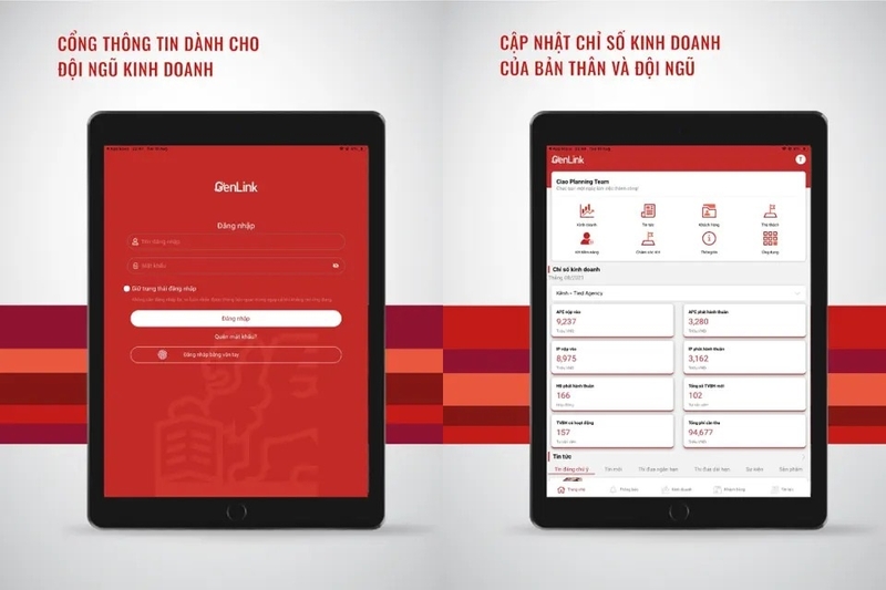 GenLink - Ứng dụng quản lý hiệu suất, hợp đồng và thu nhập
