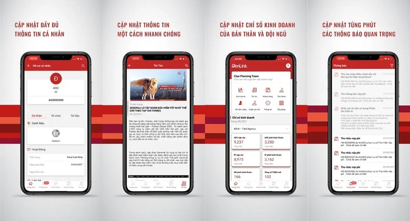 GenLink - Ứng dụng quản lý hiệu suất, hợp đồng và thu nhập