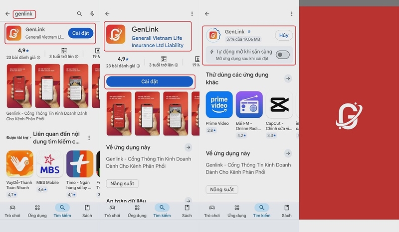 GenLink - Ứng dụng quản lý hiệu suất, hợp đồng và thu nhập