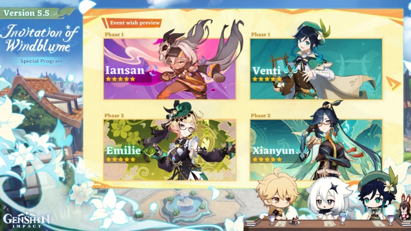 Hé lộ loạt thông tin mới về phiên bản Genshin Impact 5.5
