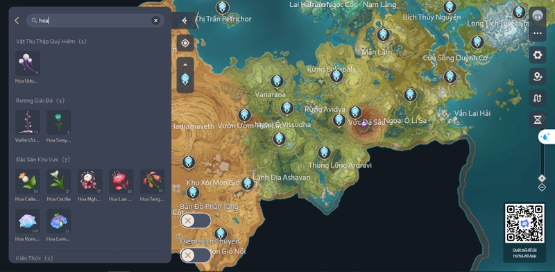 Toàn bộ về Genshin Map và hướng dẫn cách sử dụng cho người mới