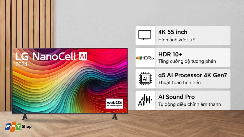 Cập nhật giá tivi LG 55 inch mới nhất tại FPT Shop dịp cuối năm! Đừng ...
