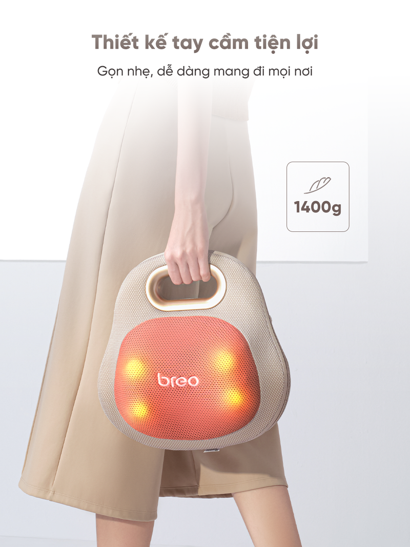 Gối Massage Breo Back Lite chính hãng, giá rẻ